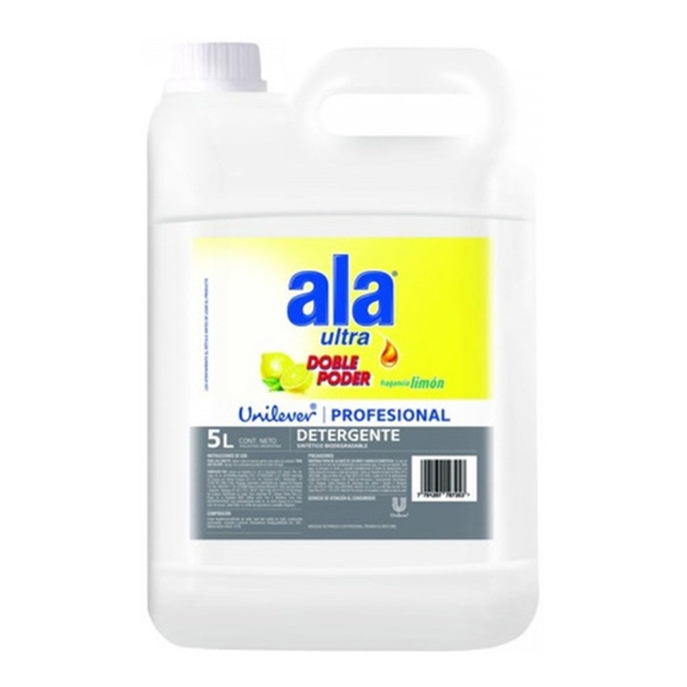 ALA ULTRA DETERGENTE DOBLE PODER LIMON X 5 LTS – Punto Profesional ...