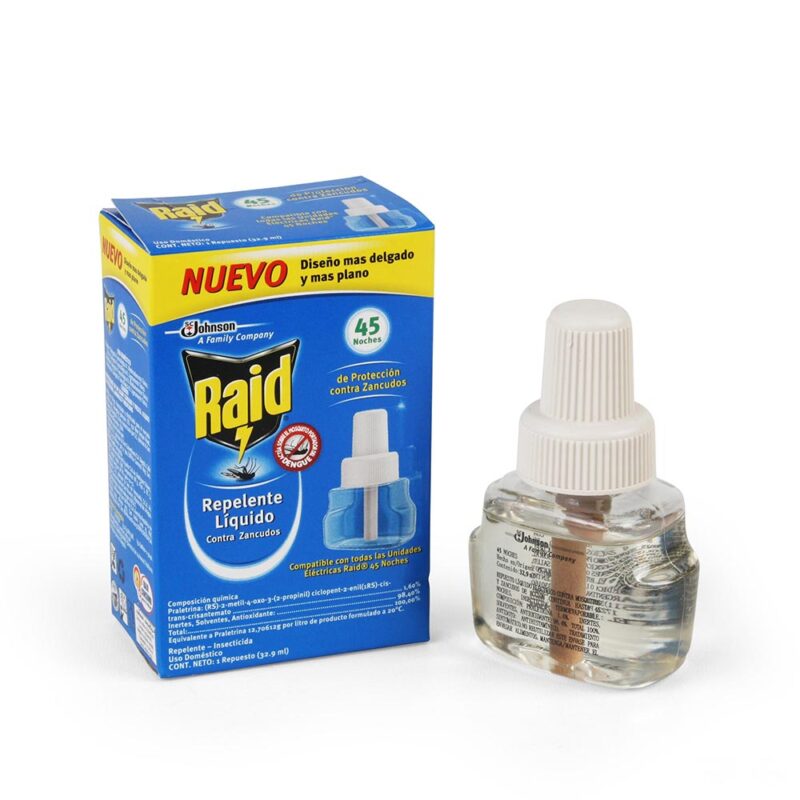 RAID LIQUIDO ELECTRICO REPUESTO X 32.9 ml. - Limpieza e Higiene ...